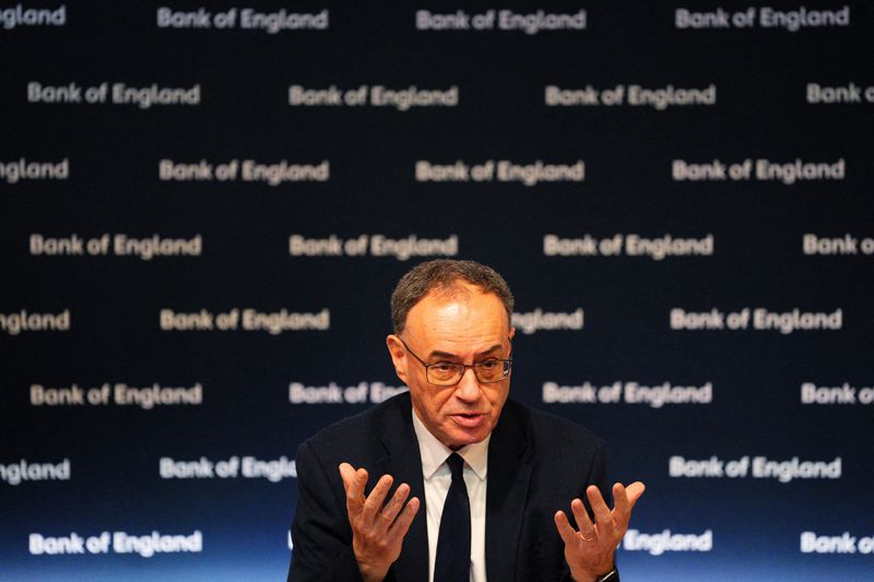 Bank of England governor speaks after holding rates, spelling out ...