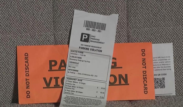 Update: Oklahoma man thought he got a fake parking ticket, but it is ...