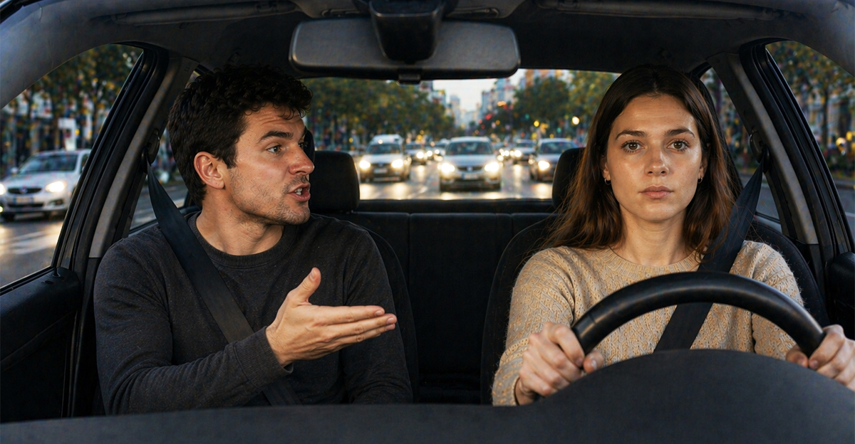 My boyfriend says I should always be changing lanes and speeding ...