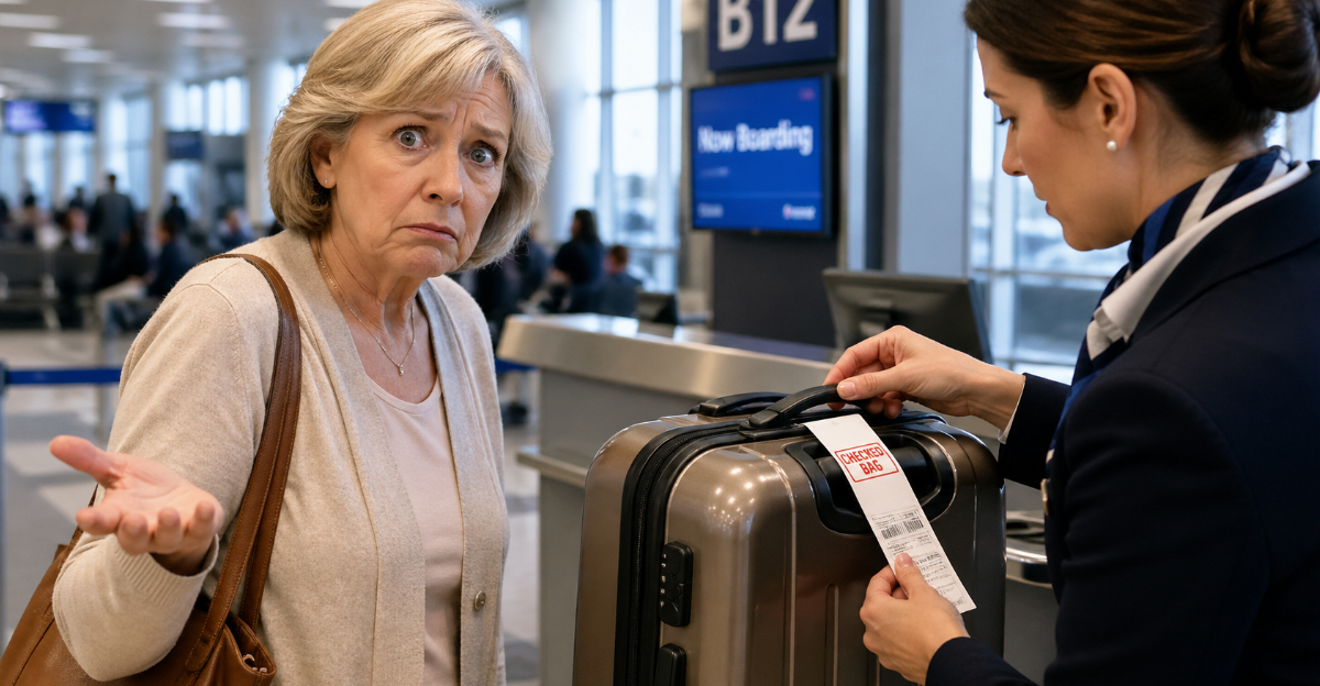 My bag fit carry-on size, but the airline made me check it and charged ...