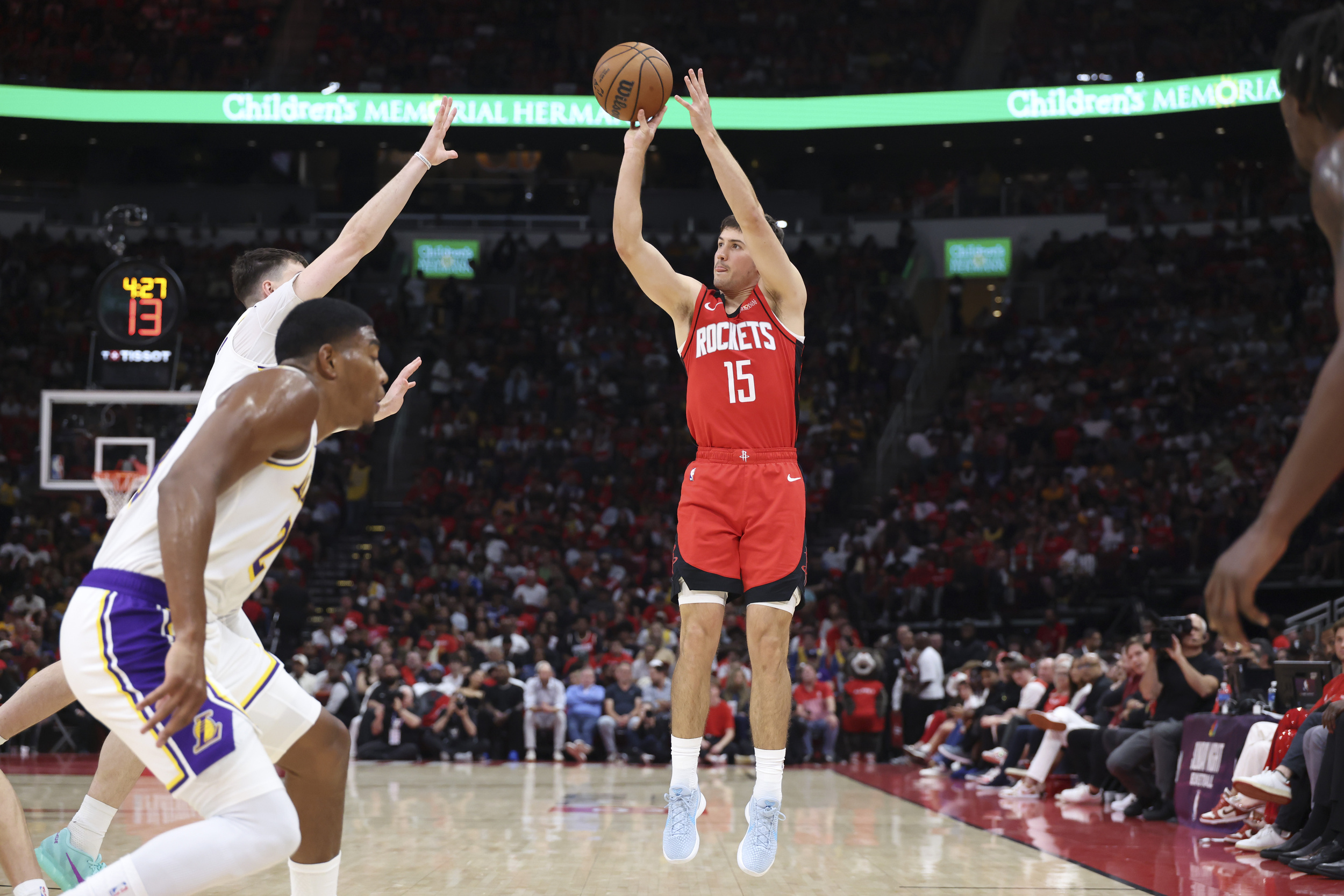 Reed Sheppard's clutch play late helps Rockets stave off elimination vs ...