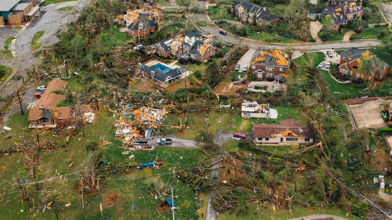 Severe storms sweep from Texas to the Tennessee Valley with tornado risk