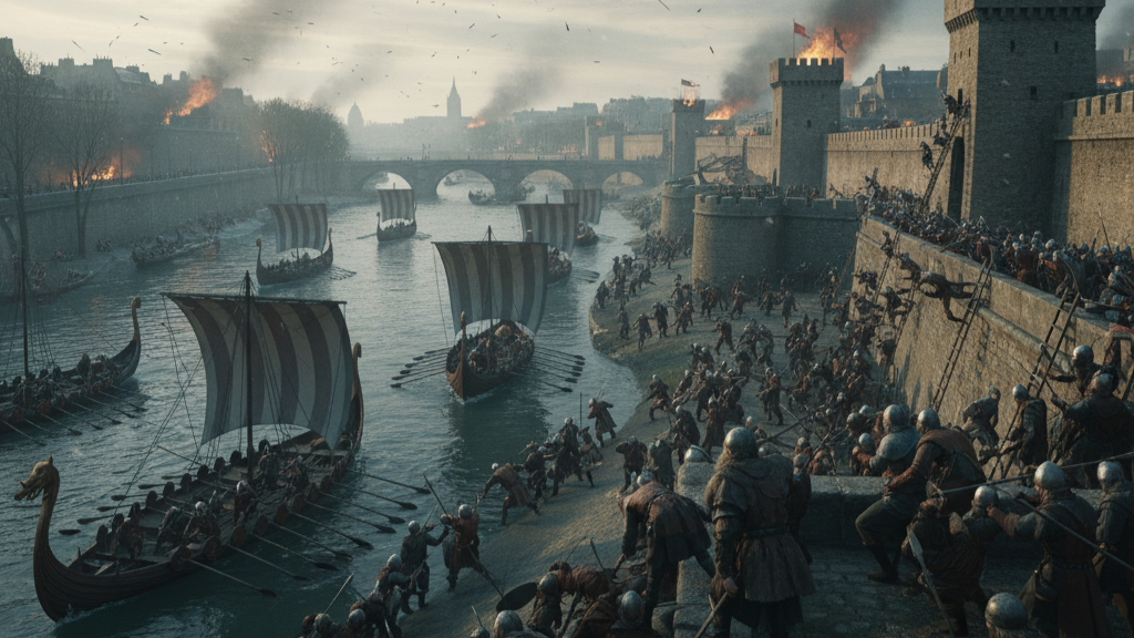 700 ships, 30,000 raiders: The assault on medieval Paris