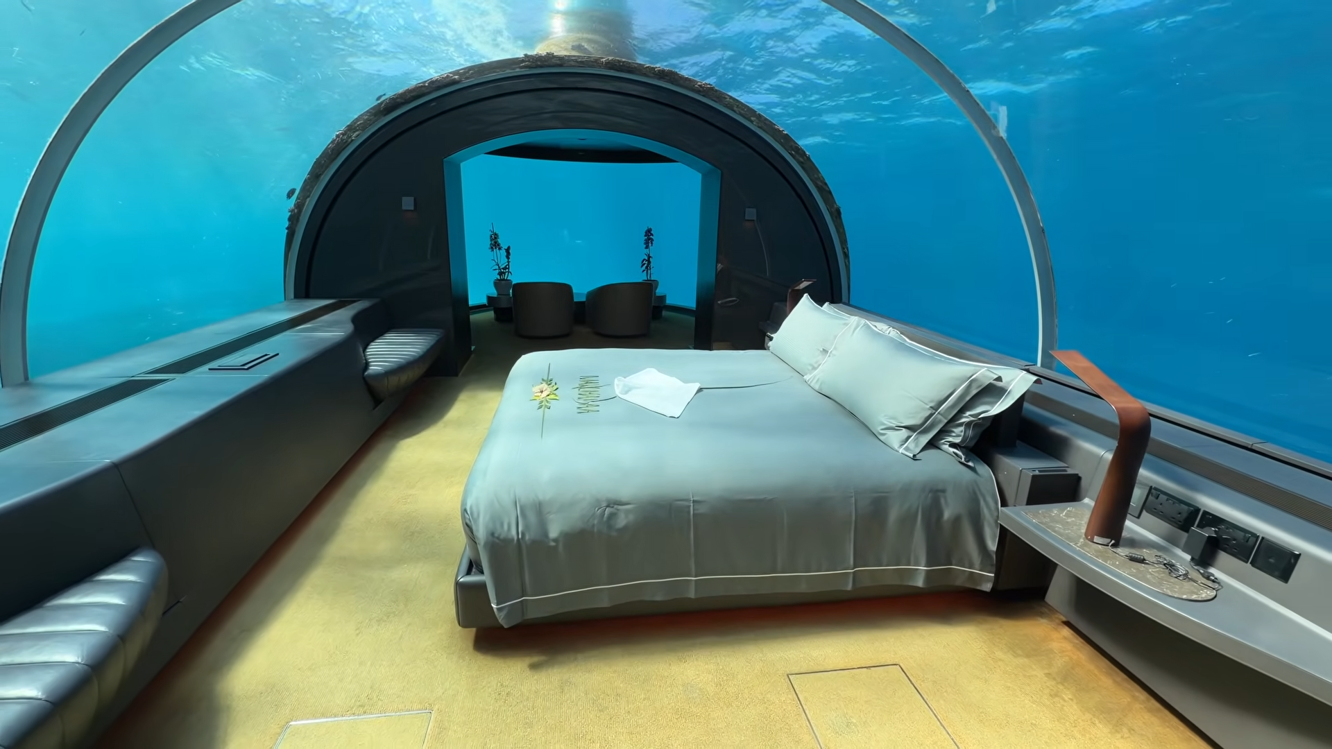He paid $20,000 for an underwater hotel - then slept beneath sharks
