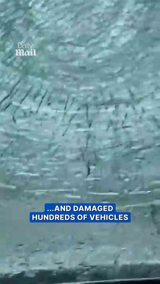 Severe hailstorm in Missouri shatters windows and damages vehicles