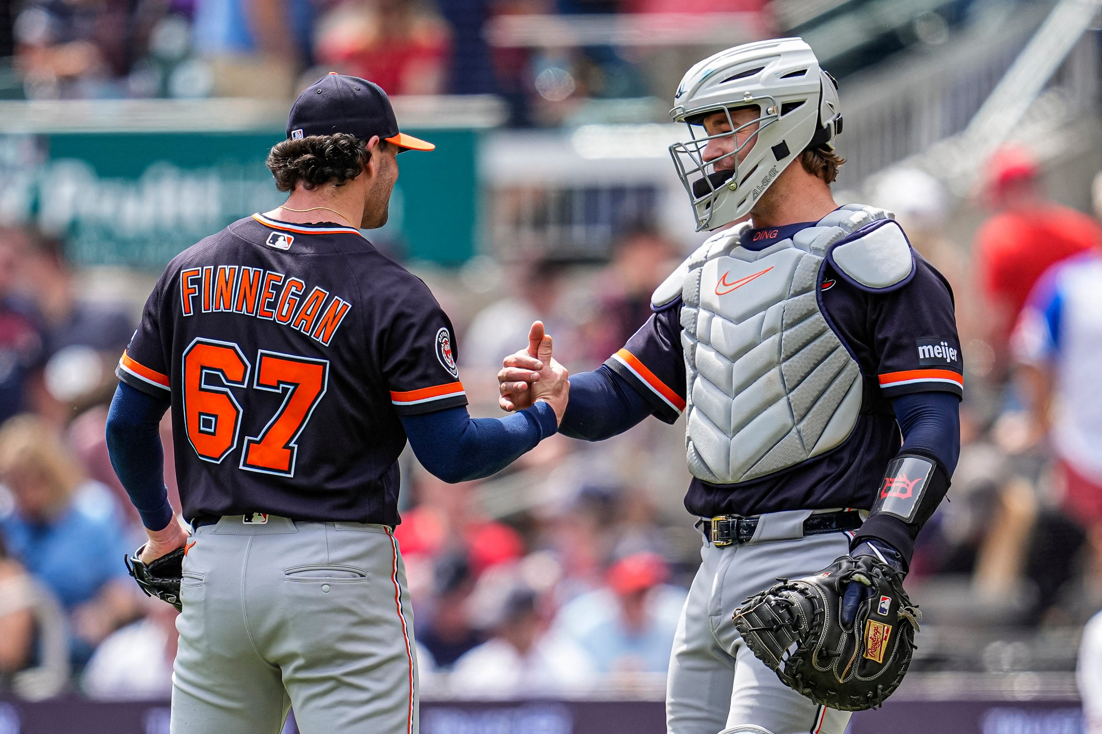 First-place Tigers end April with win against Braves: 'Weird month'