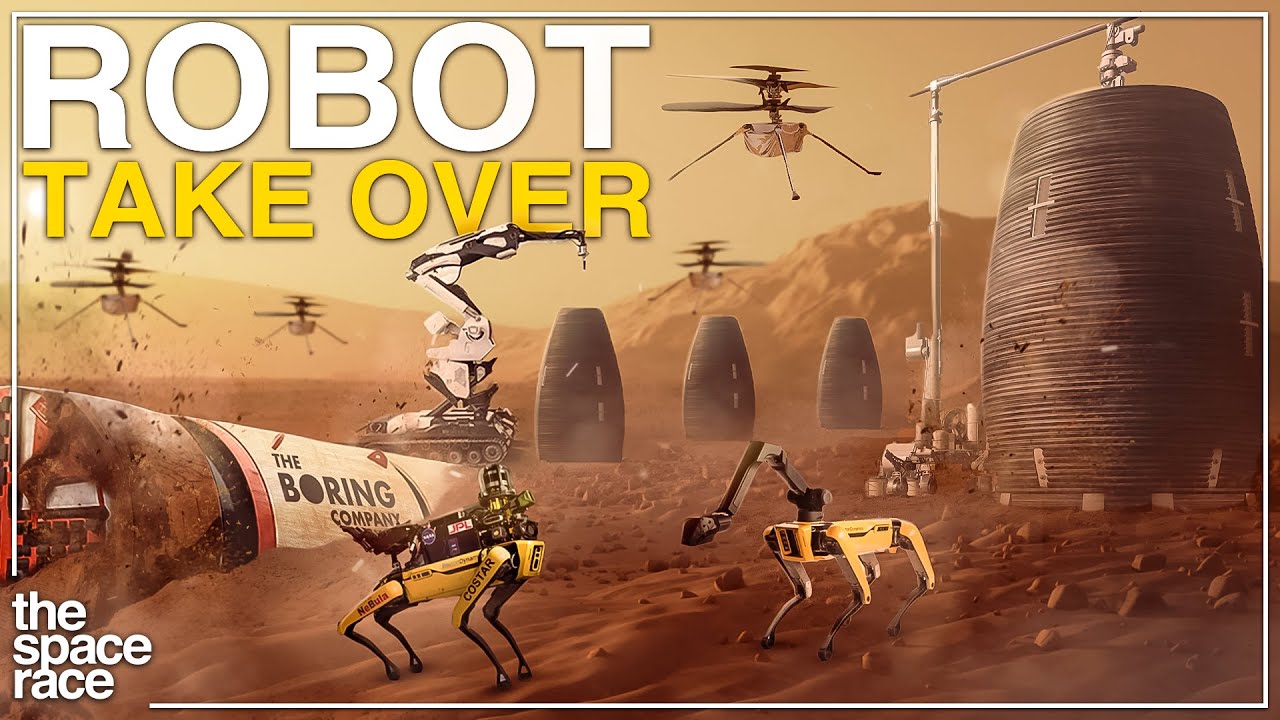 The robotic invasion NASA says will build Mars before humans arrive