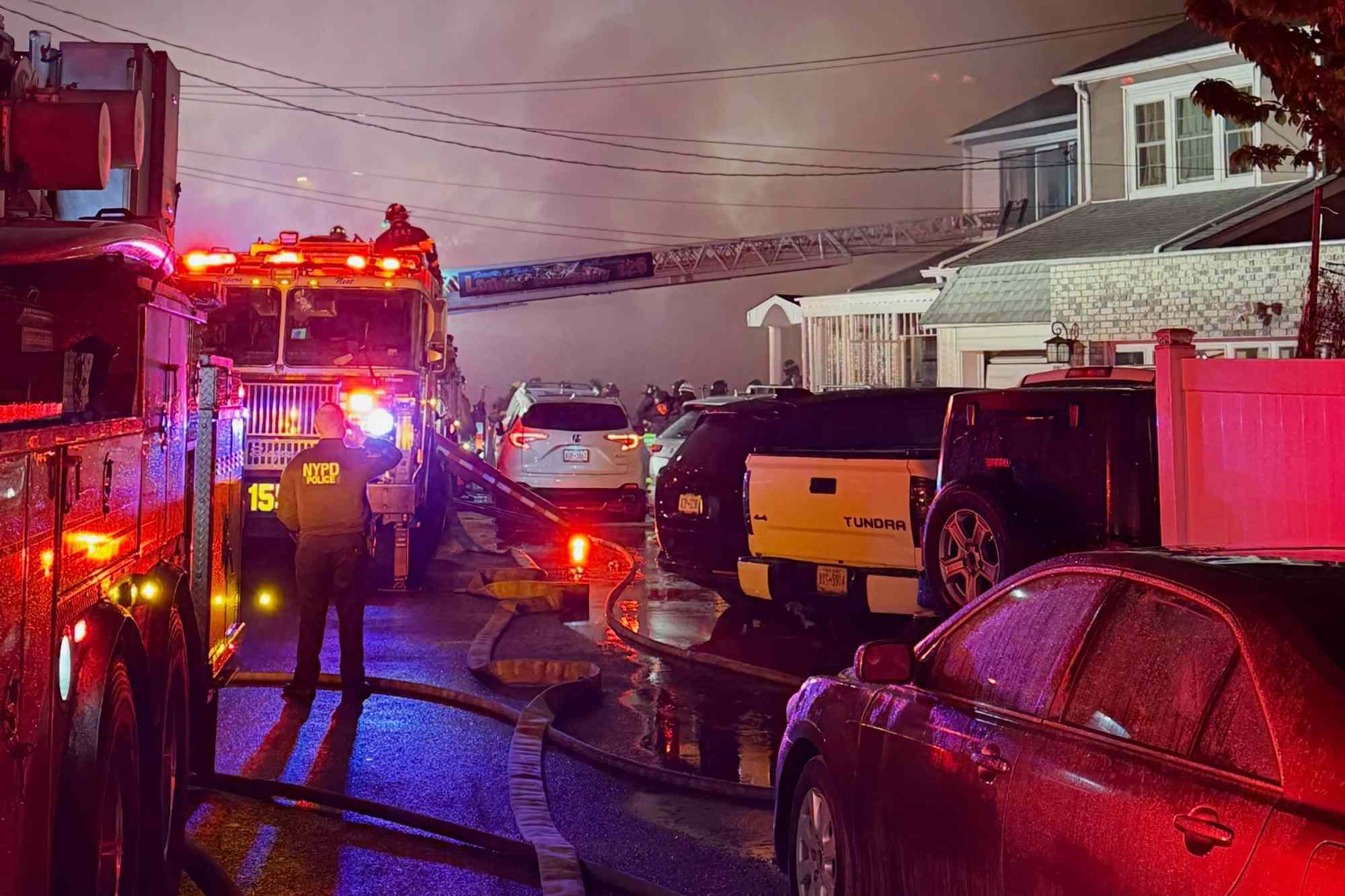 Cops 'knocked off their feet' by huge explosion after responding to ...