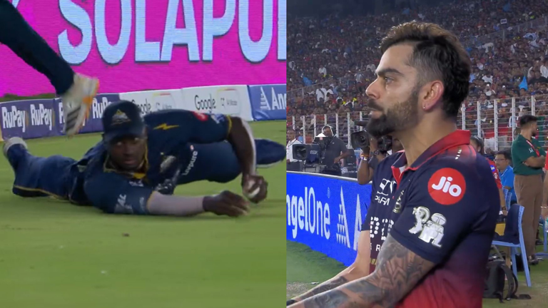 IPL 2026: Virat Kohli reacts angrily as Jason Holder catch sparks ...