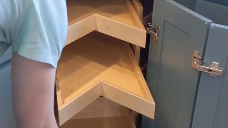 Maximize storage space with a revolutionary lazy Susan cabinet upgrade