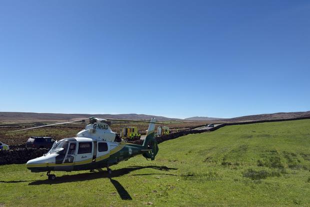 One airlifted to hospital after crash on road next to County Durham ...