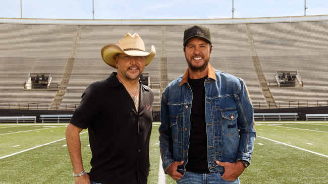 Jason Aldean, Luke Bryan to co-headline run of stadium shows in 2026