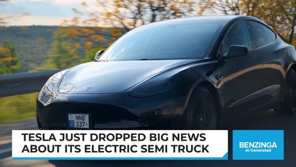 Tesla semi rolls out