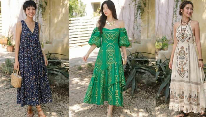 Boho summer dresses for women