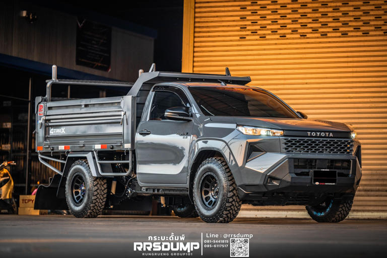 Toyota’s Hilux just became a self-loading dump truck that carries ...