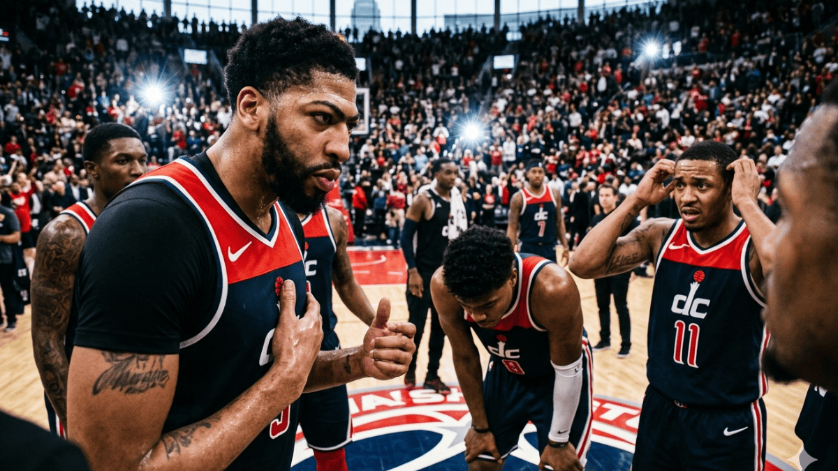 Anthony Davis delivers harsh reality check to Wizards as pressure ...