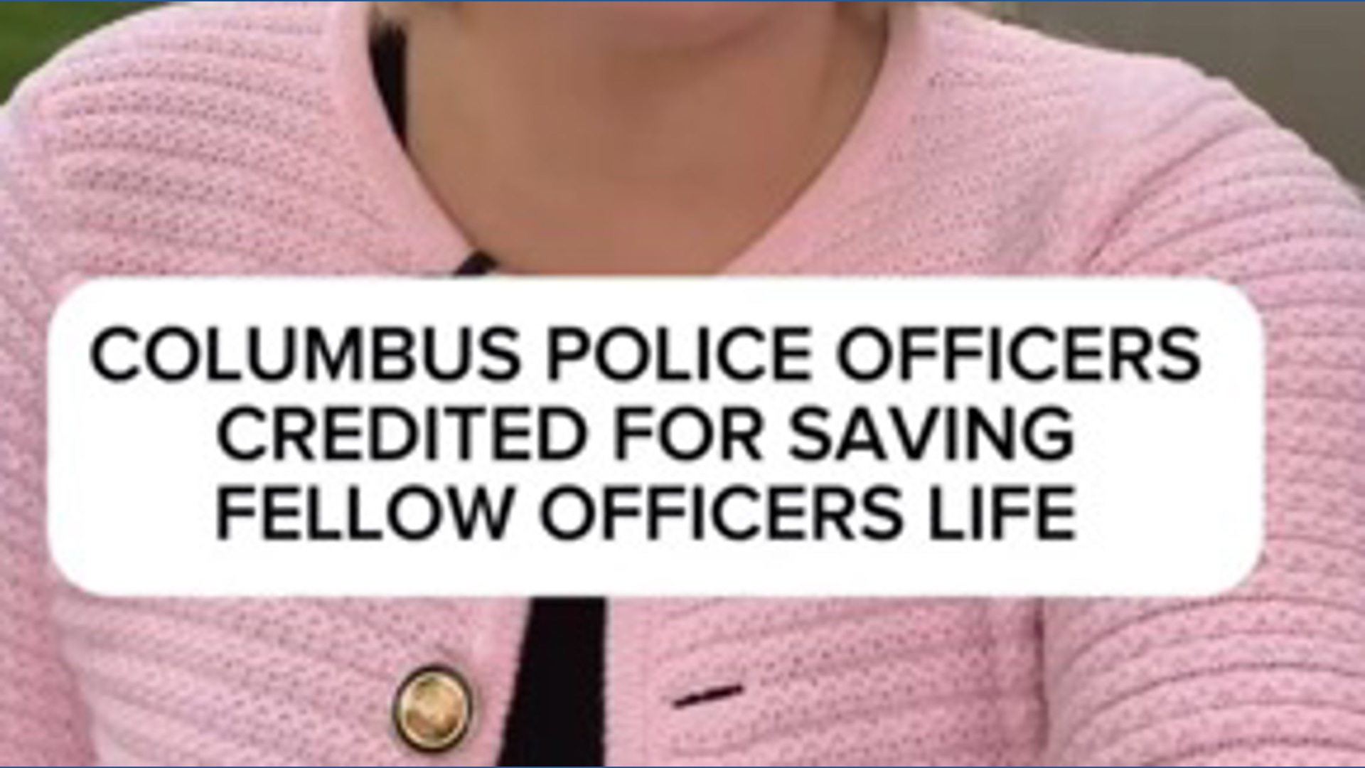 Columbus police officers credited for saving fellow officer's life