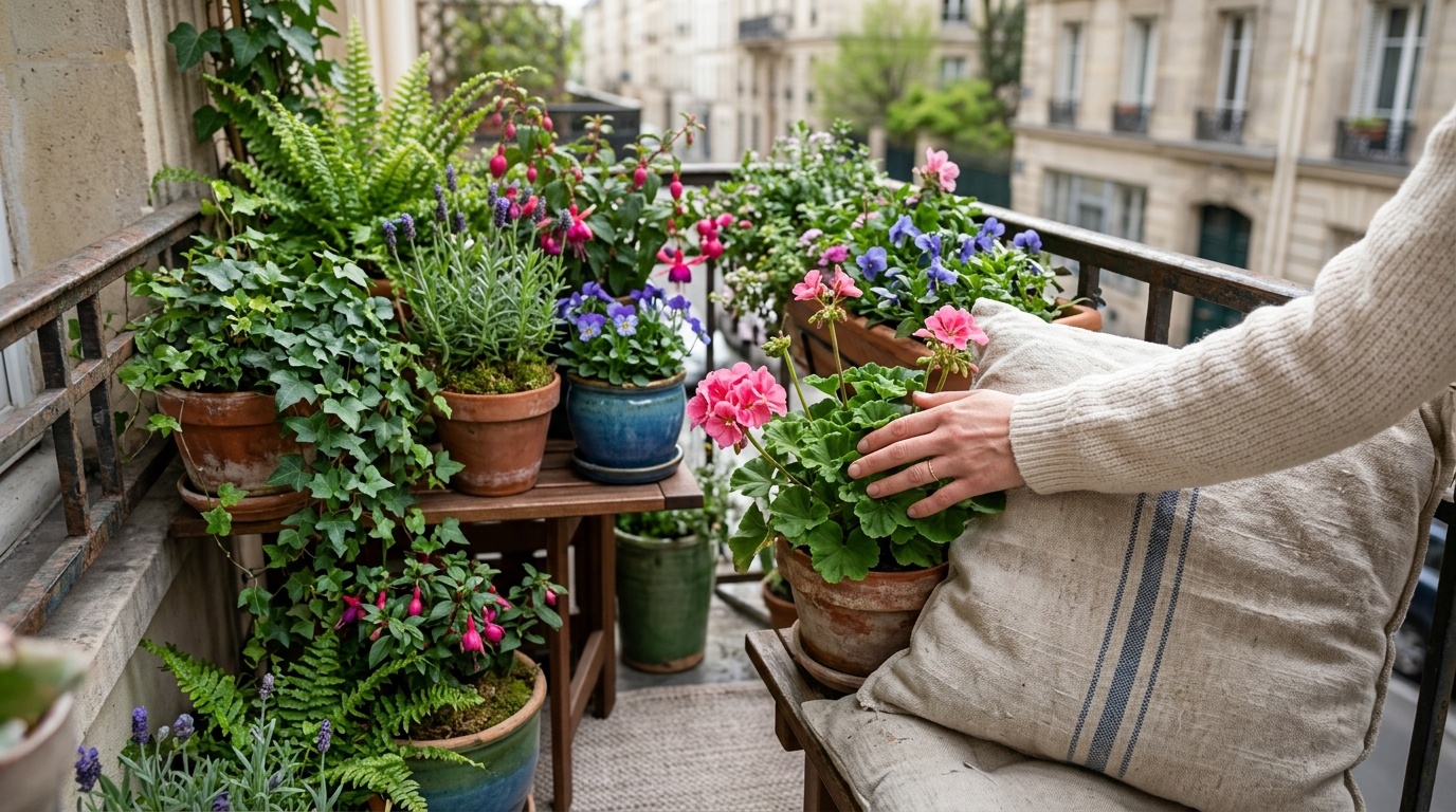 Balcon : la règle d'or des 3 couleurs pour métamorphoser votre petit ...