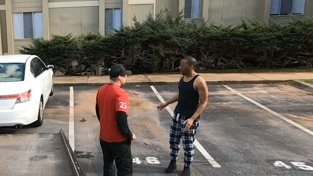 He thought he could block the tow - then the taser came out
