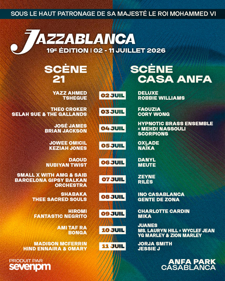 Jazzablanca 2026 brings world music icons to Casablanca for a 10-day ...