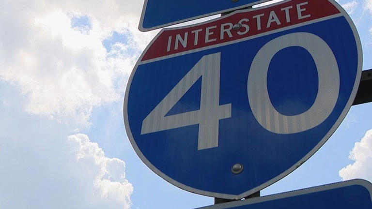 I-40 East traffic shift in Canton begins Monday evening