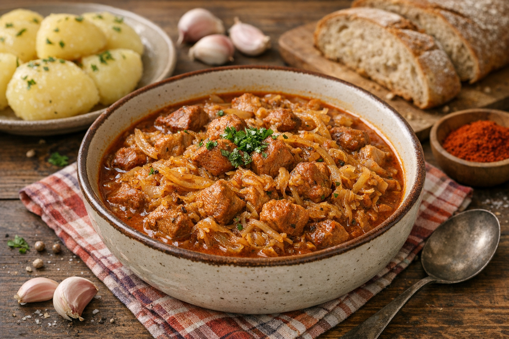 Kurt Drummers Sauerkrautgulasch: Gulaschtopf mal ganz anders