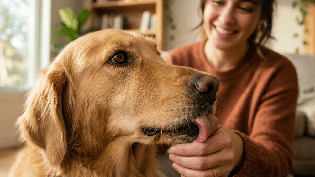 If your dog looks at you like this, it could be trying to tell you ...