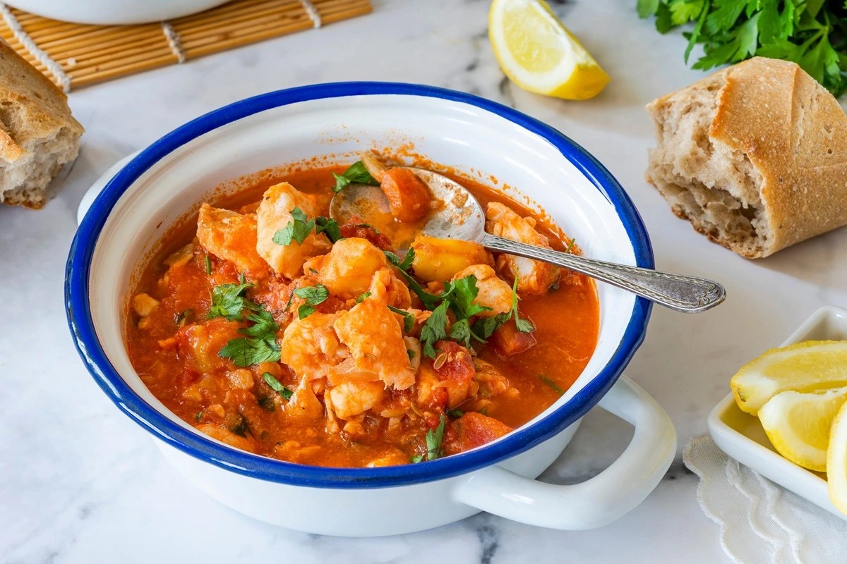 Receta de pescado en salsa de tomate
