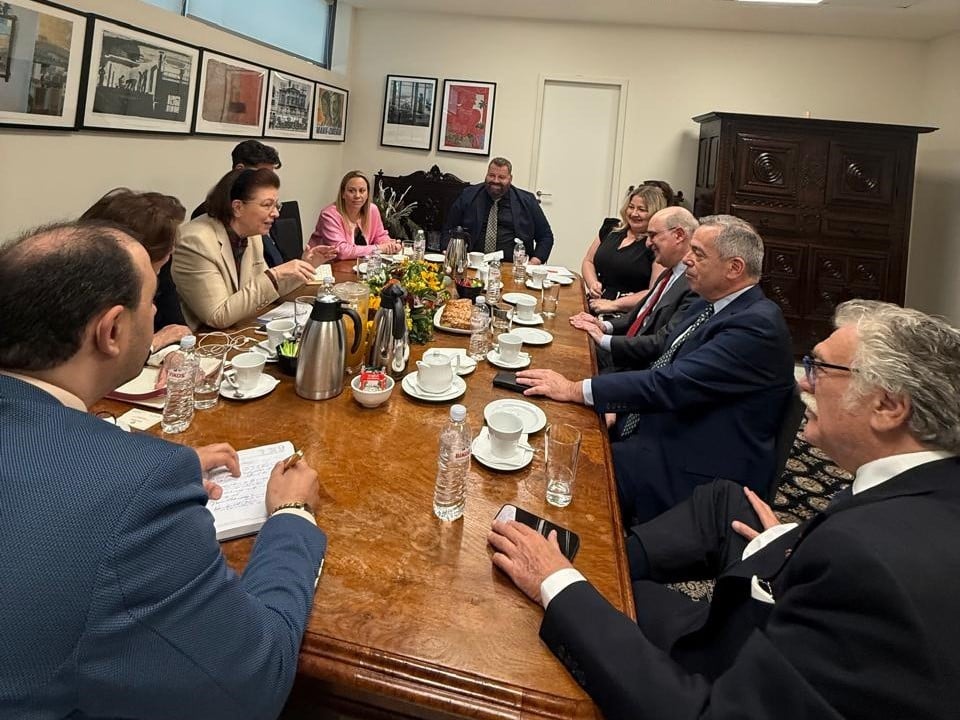 Λίνα Μενδώνη: Συνάντηση εργασίας με την ηγεσία του Παγκοσμίου ...