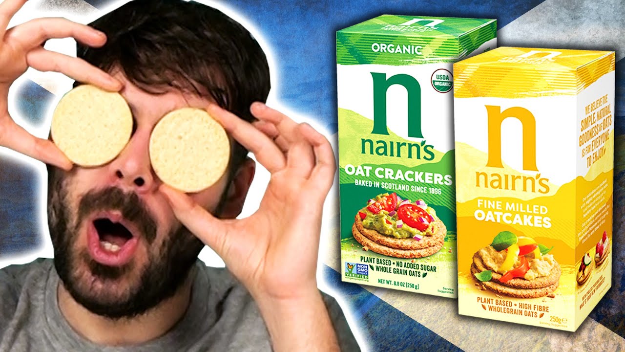 Irish people try Scottish crackers