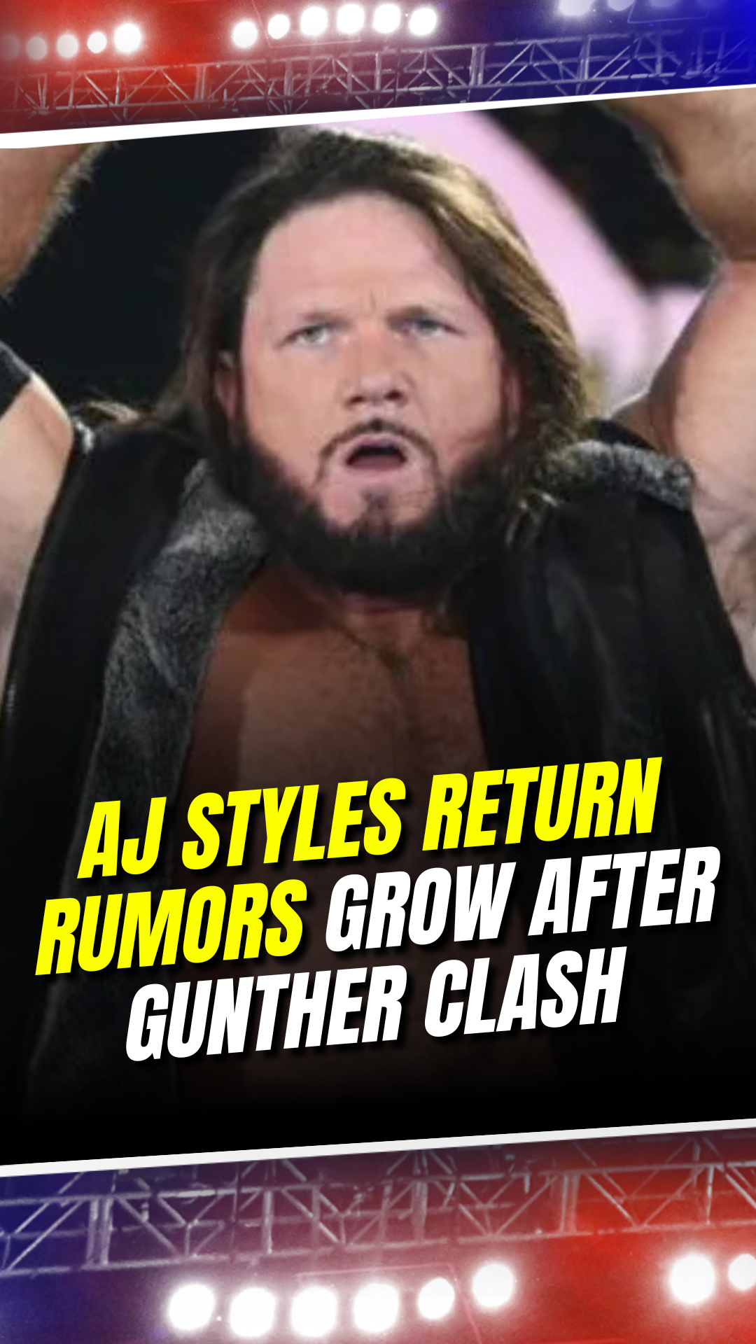 AJ Styles' return rumors grow after Gunther clash #AJStyles #WWE #Gunther
