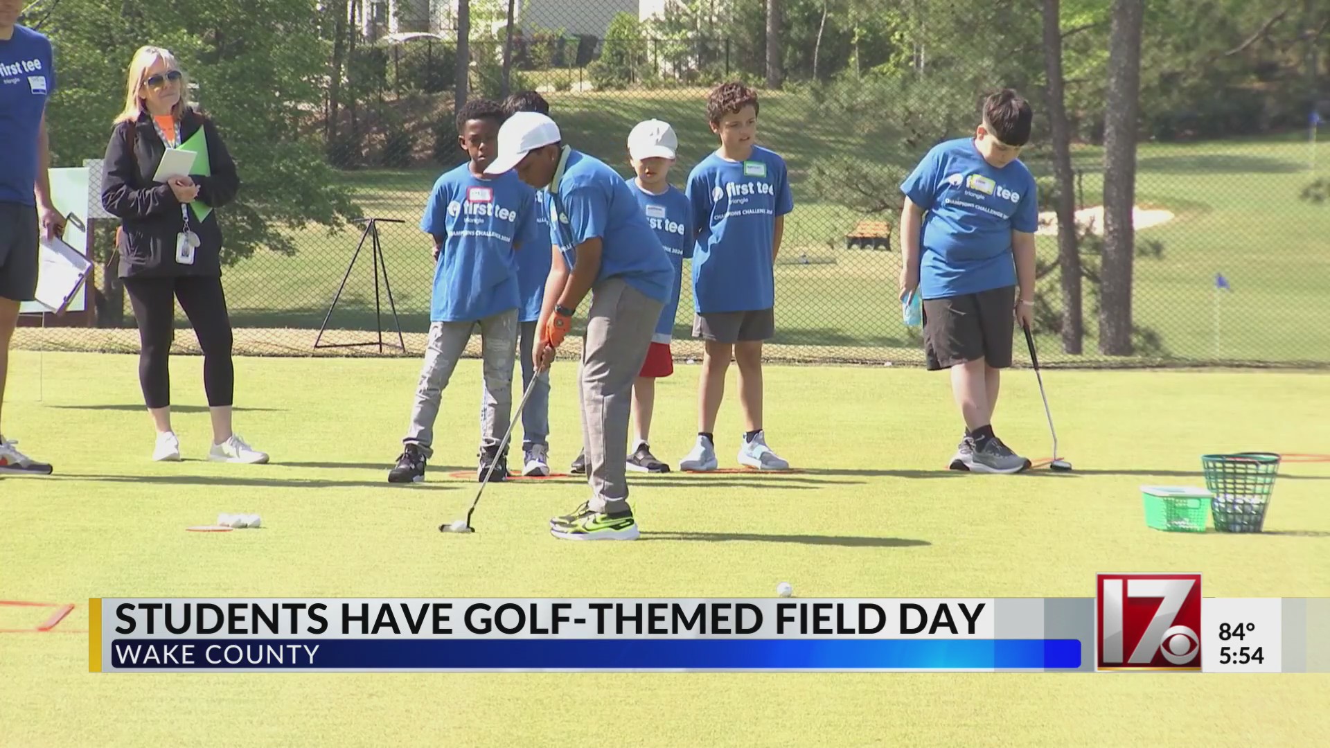 Wake County students take part in First Tee Drive 4 Success program