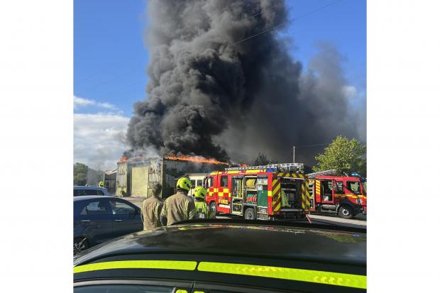 'Lifetime’s work lost' after huge fire completely destroys warehouse