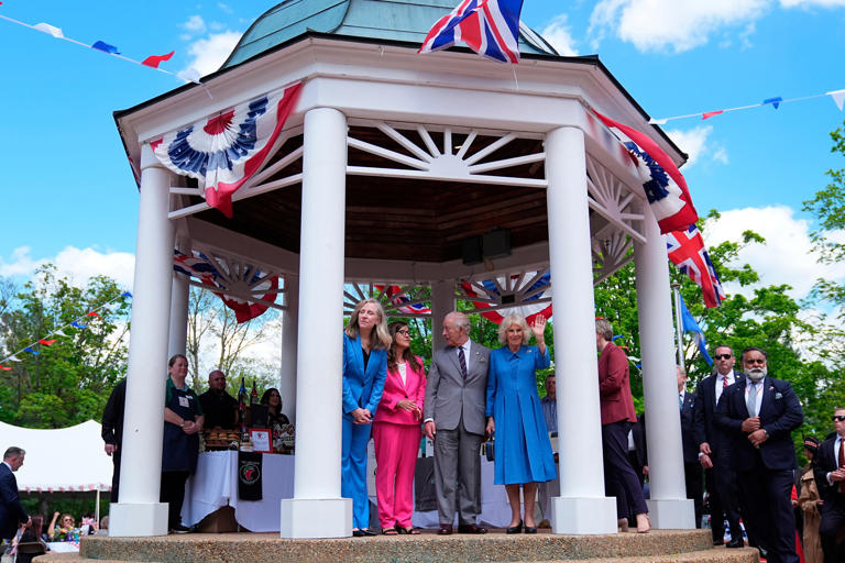King Charles, Queen Camilla stop in Front Royal, SNP to conclude state ...