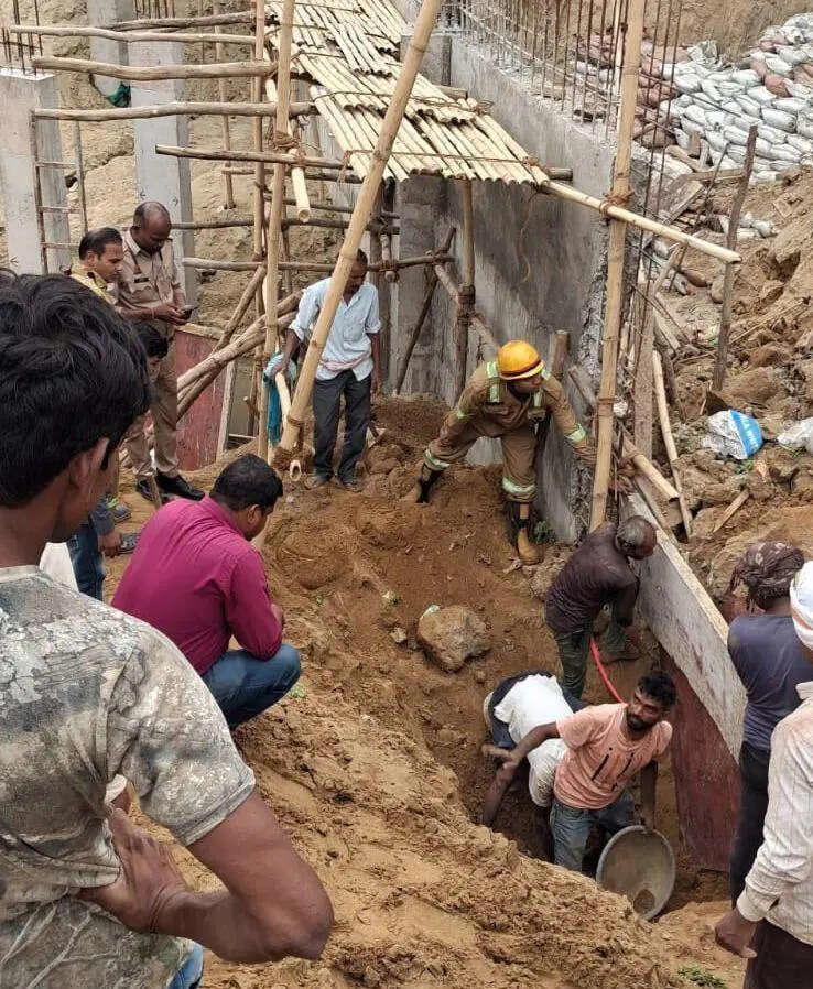 Labourer killed in wall collapse at hosp const site