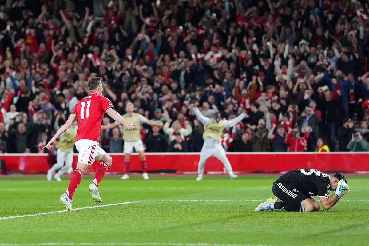Wood gives Nottingham Forest edge over Aston Villa in Europa League