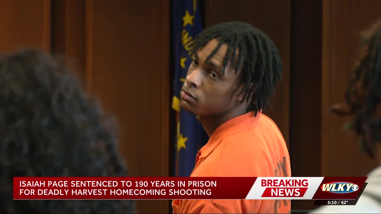 Man receives 190-year sentence for deadly Harvest Homecoming shooting