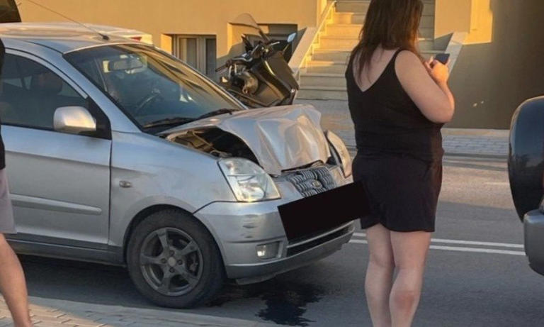 Ρέθυμνο: Τροχαίο ατύχημα στα Περιβόλια - Συγκρούστηκαν δύο οχήματα