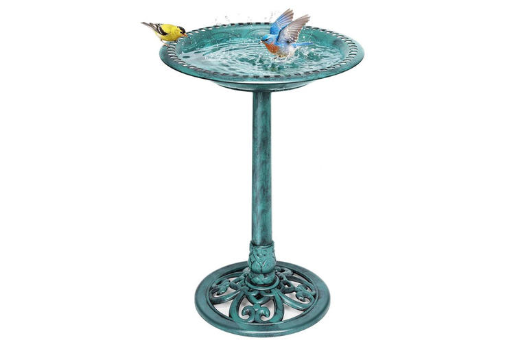 This $30 solar-powered fountain turns any bird bath into a stunning ...