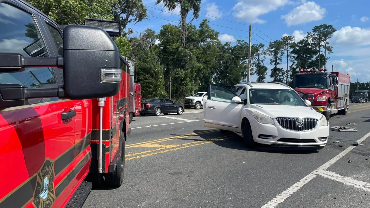 Seven hospitalized, including four children, after Ocala crash