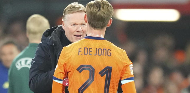 Koeman: "Frenkie se está reincorporando poco a poco en el Barça, no es ...