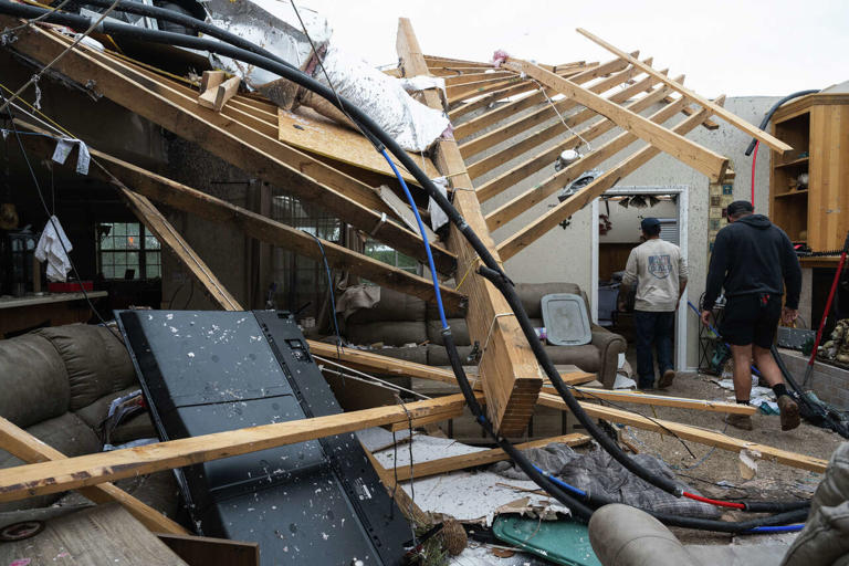 80 homes, 30 businesses hit as EF-3 tornado tears through Texas town
