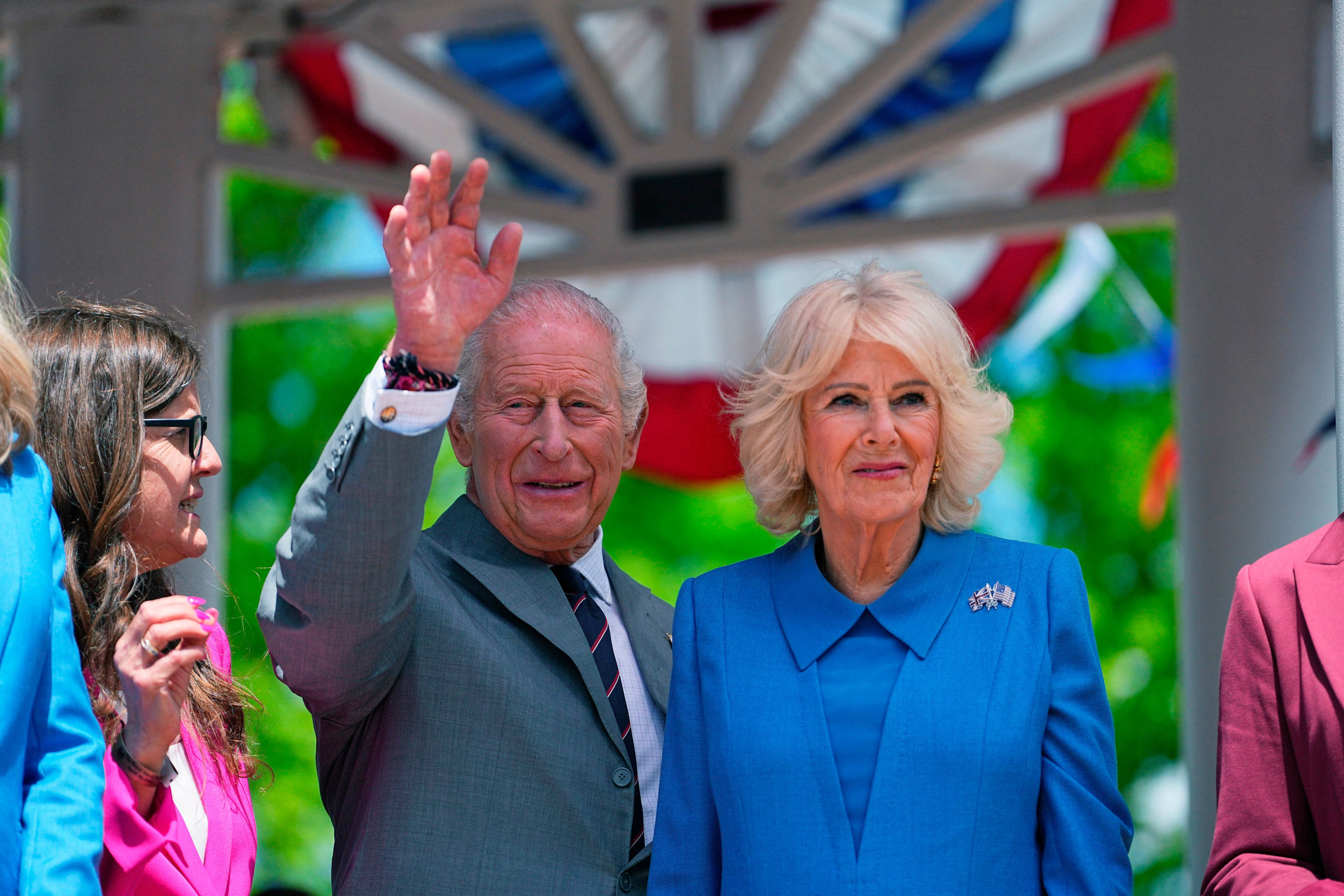 King Charles, Queen Camilla stop in Front Royal, SNP to conclude state ...