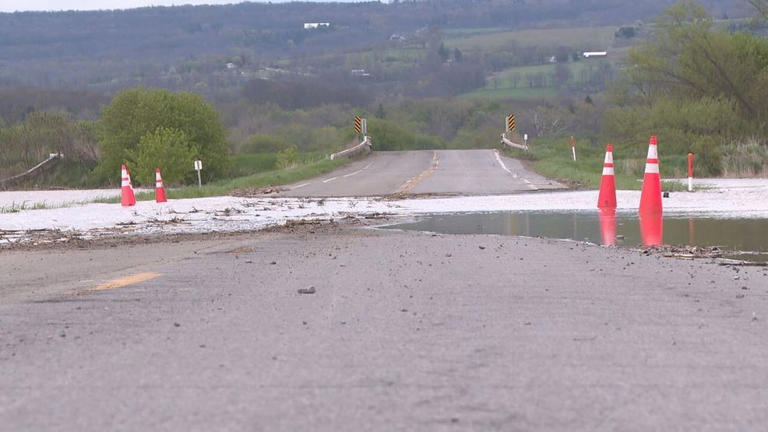 Groveland road closed since April 25 due to flooding
