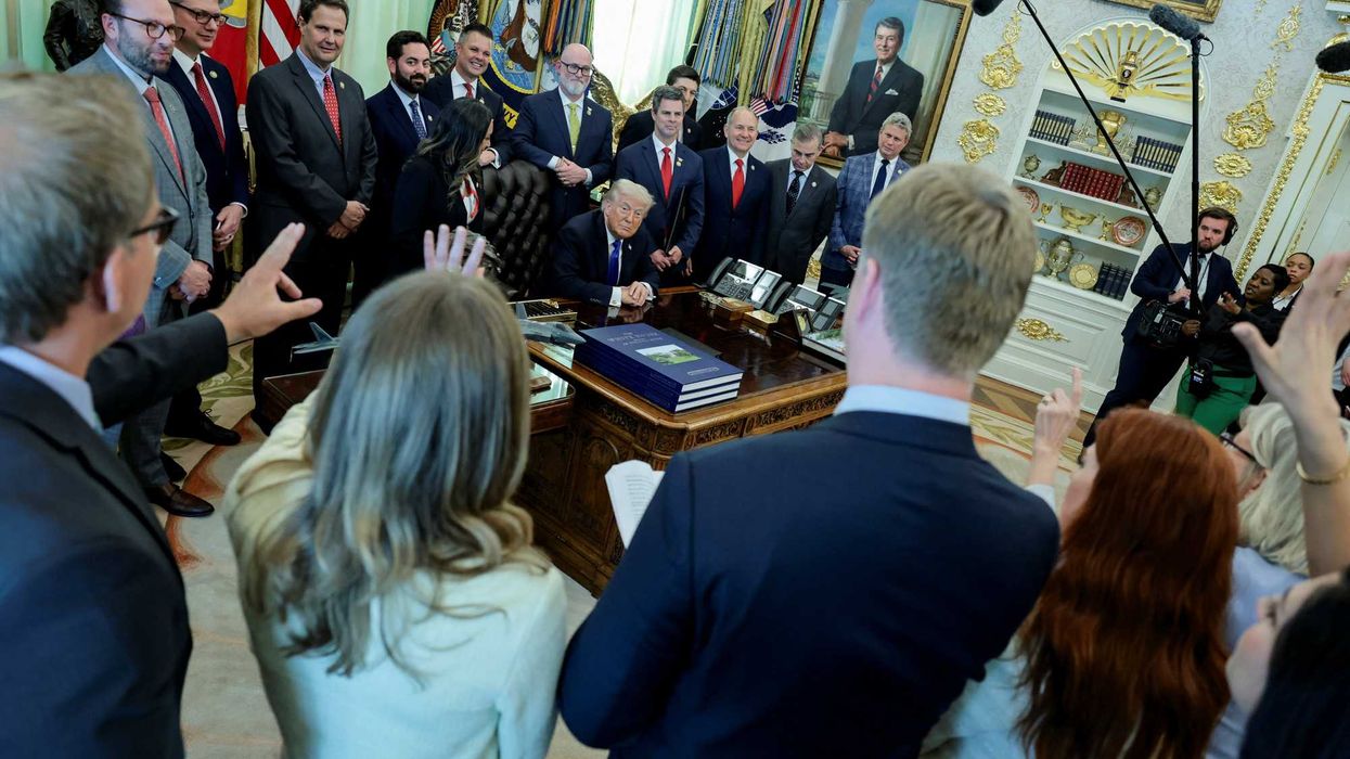 Trump attacks critical reporting in room full of reporters