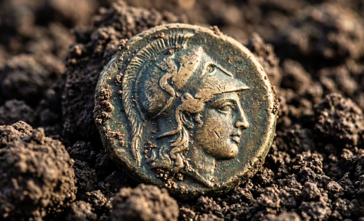 A 13-year-old boy found a bronze coin in the dirt. It turned out to be ...