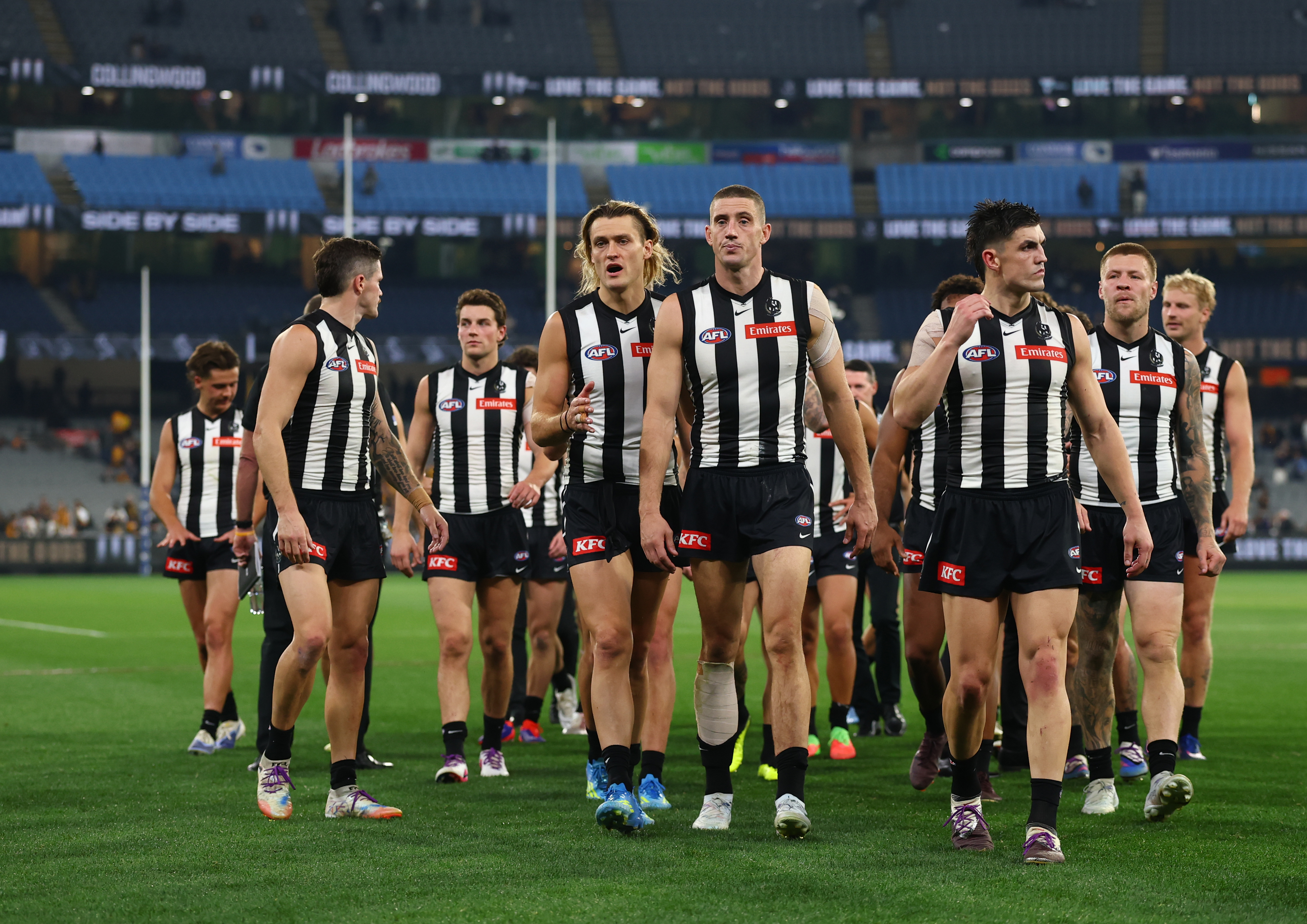 Scott Pendlebury twist as Nick Daicos and four others in doubt for ...