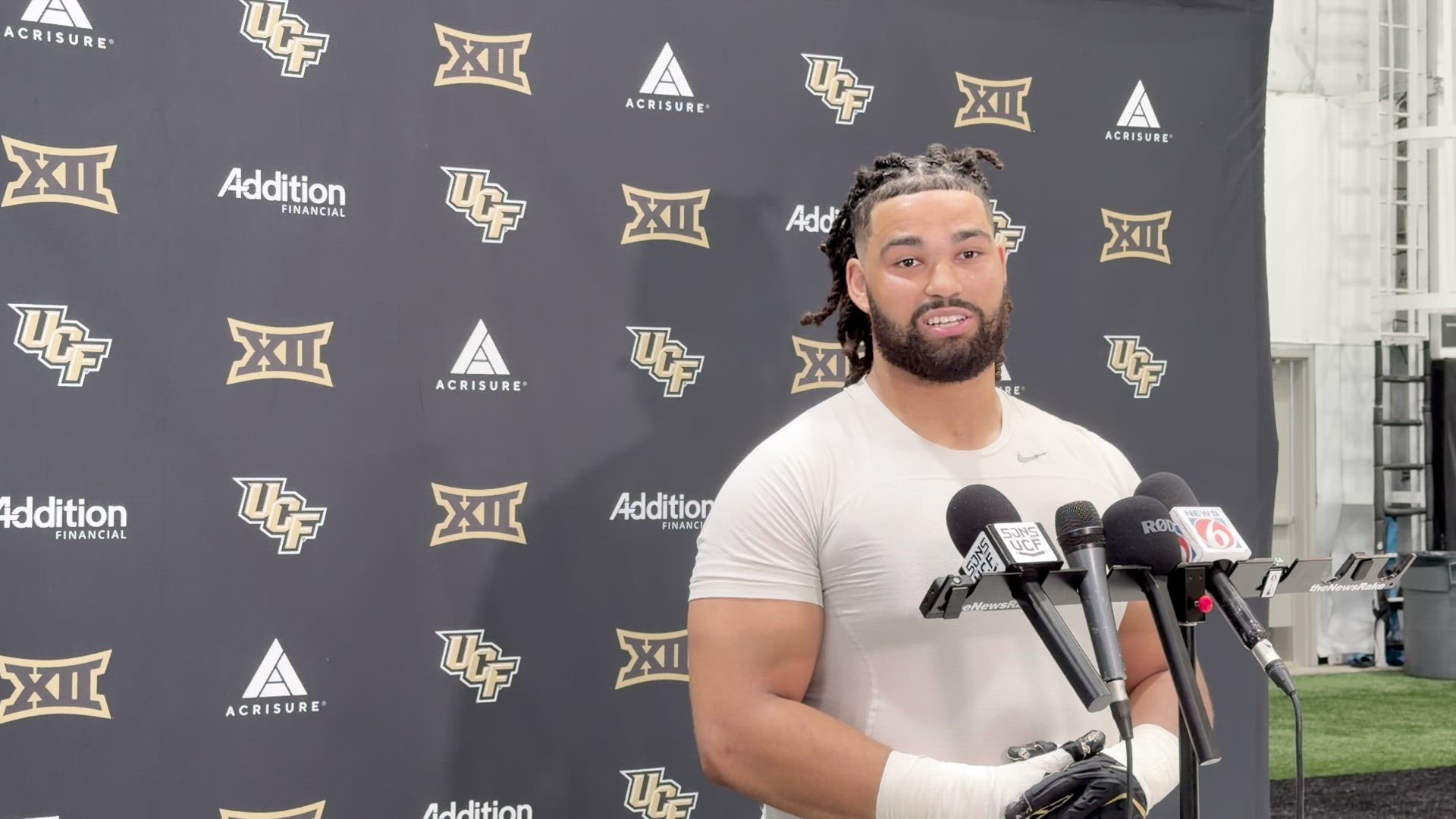 UCF defensive tackle Thomas Collins opens up about finding football in ...