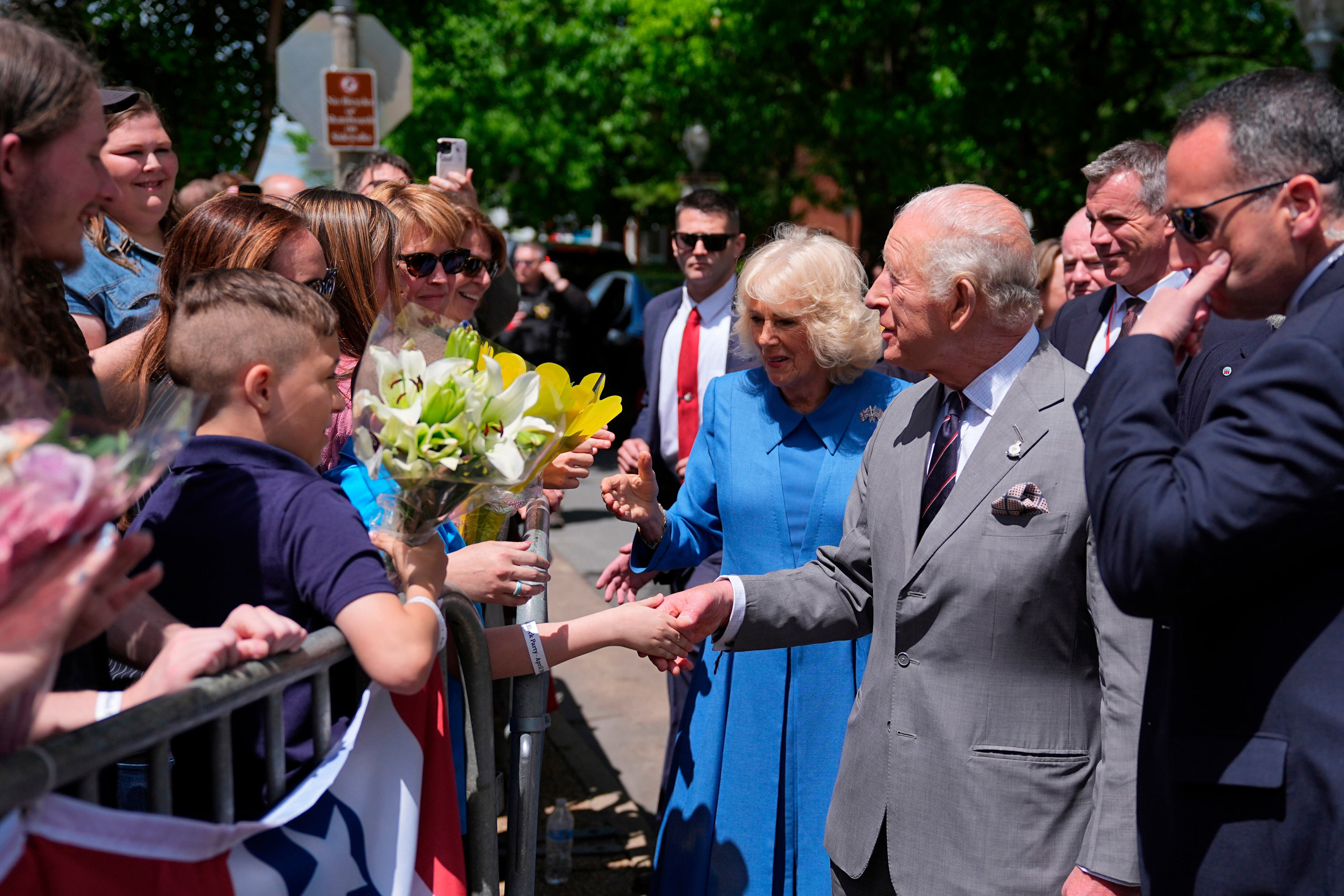 King Charles, Queen Camilla stop in Front Royal, SNP to conclude state ...