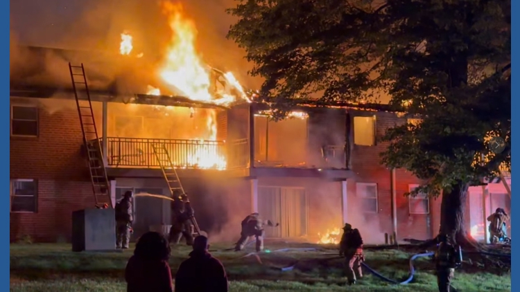 15 displaced, 1 dead after large apartment fire in Lancaster County